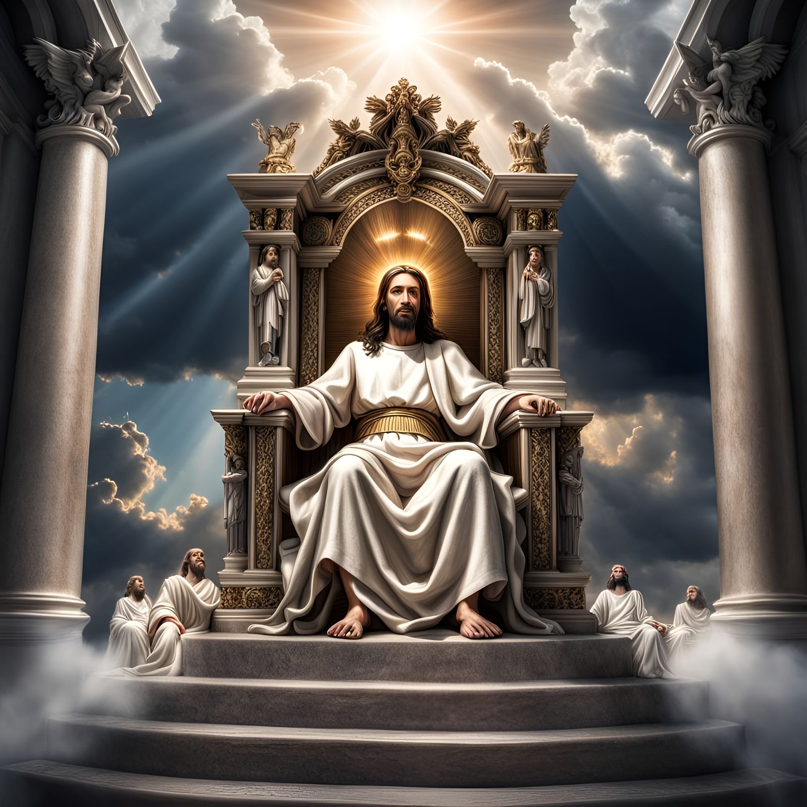 God in heaven - AI Generated Artwork - NightCafe Creator