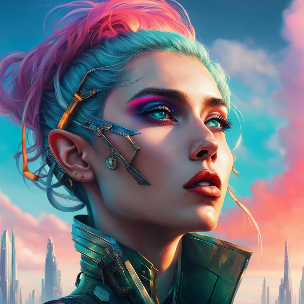 Cyberpunk 042 - AI Generated Artwork - NightCafe Creator