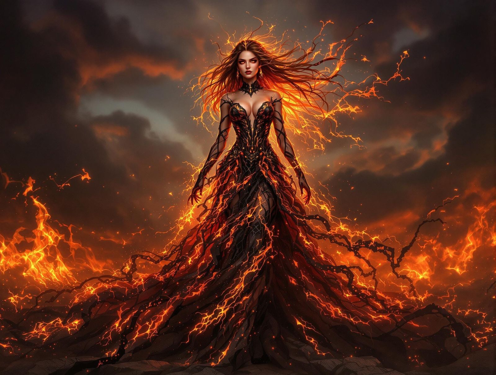 🔥 The Ember Queen 🔥 Evolution from @aabAT