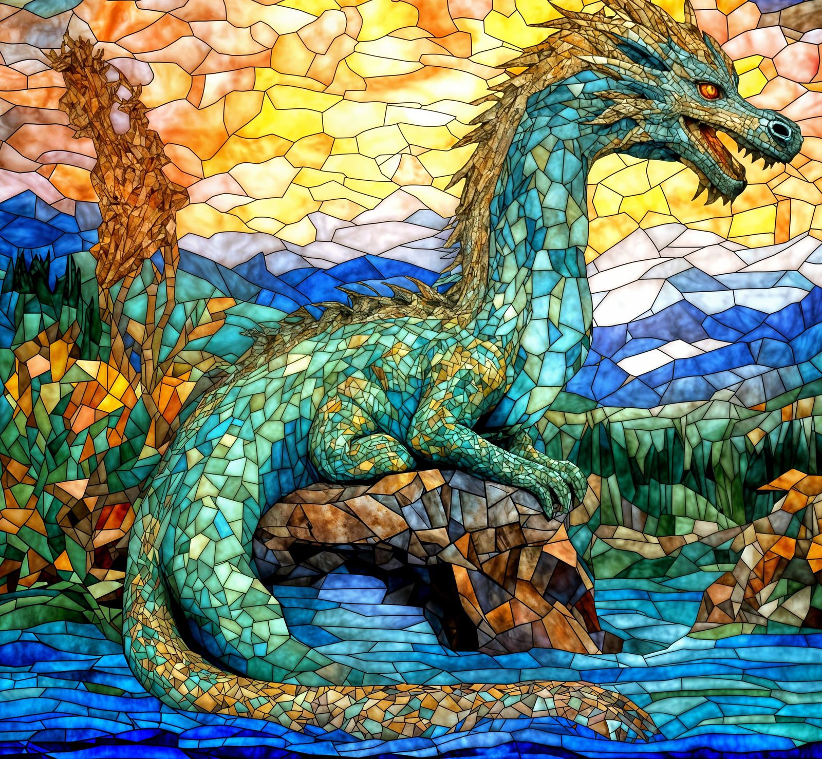 Fantasyland Mosaic Monster - Fantasyland Mosaic Monster