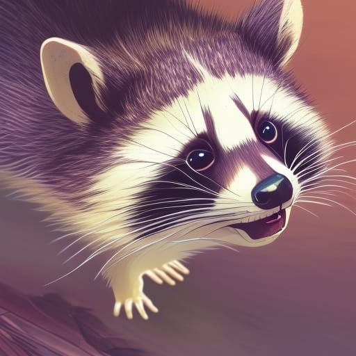 raccoon! - AI Generated Artwork - NightCafe Creator