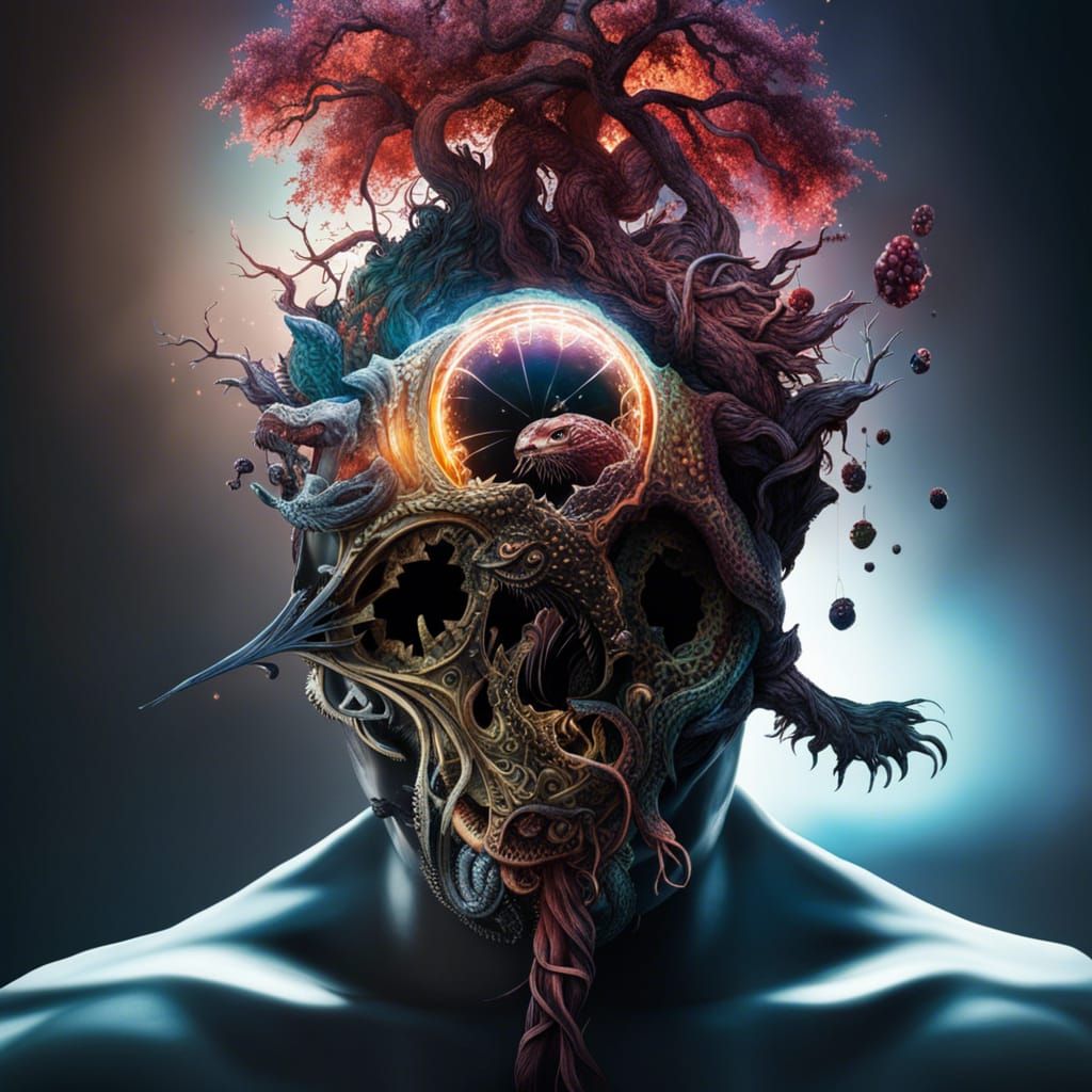 Grotesque visions of madness - AI Generated Artwork - NightCafe Creator