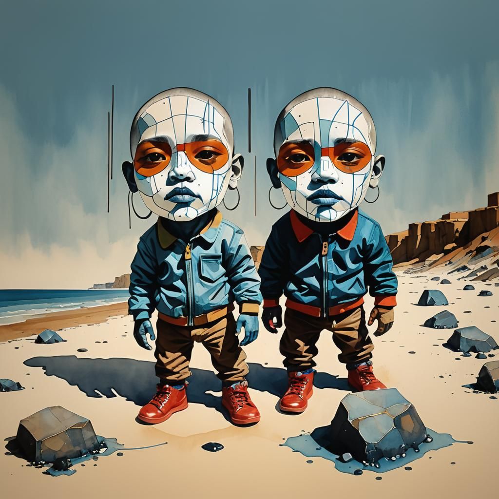 Siblings - AI Generated Artwork - NightCafe Creator