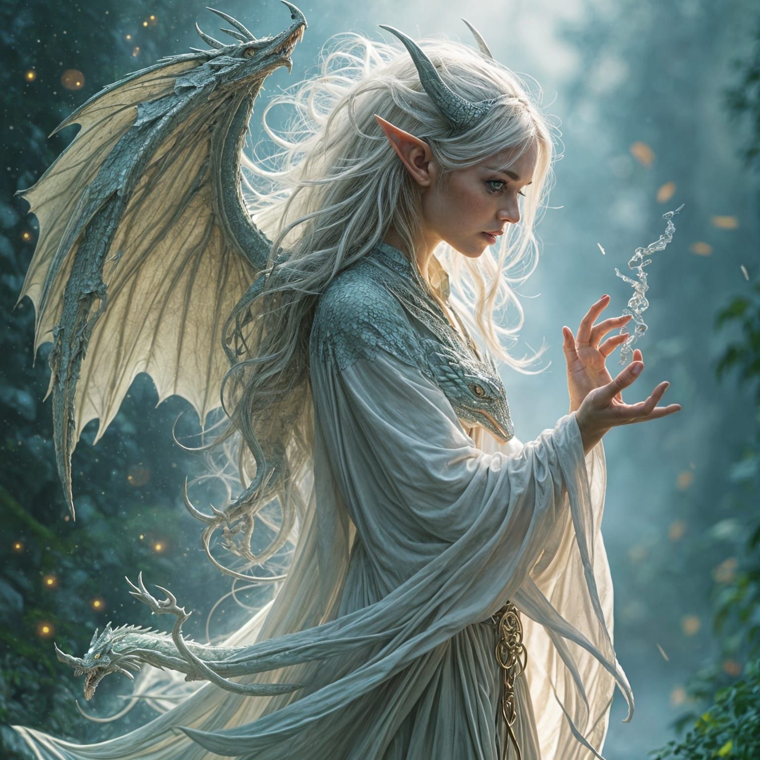 Elf Transformation into a dragon - Elf Transformation into ...