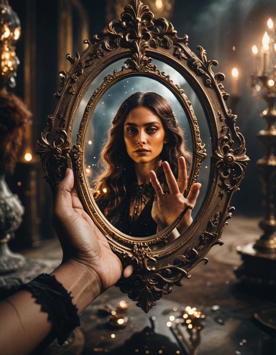 Mirroring.👥 - AI Generated Artwork - NightCafe Creator