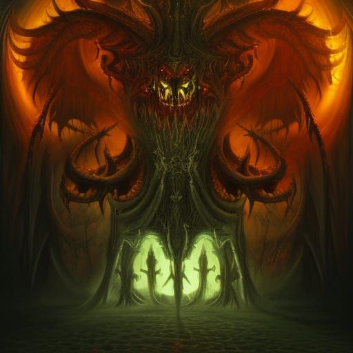 Demonic World - AI Generated Artwork - NightCafe Creator