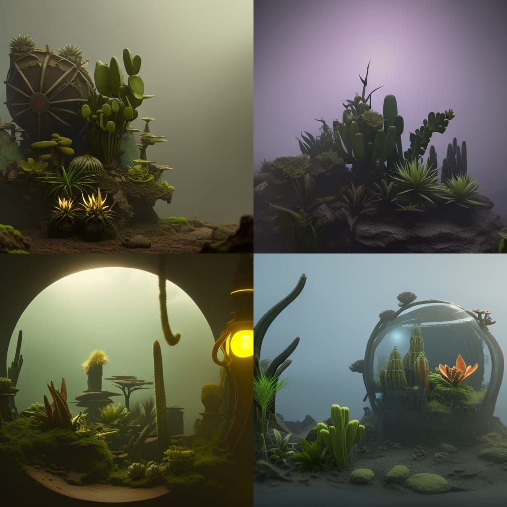exotic plants - AI Generated Artwork - NightCafe Creator