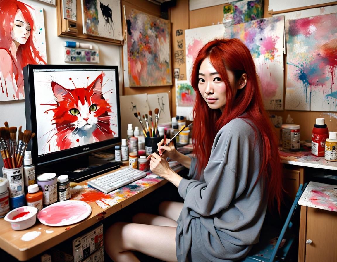 Digital Artist? - AI Generated Artwork - NightCafe Creator