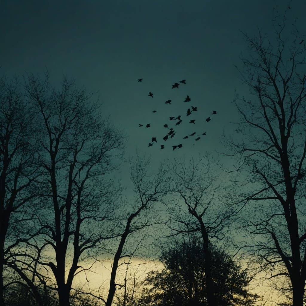 Murder of Crows Attacking - Dramatic Film Still: Crows Attac...
