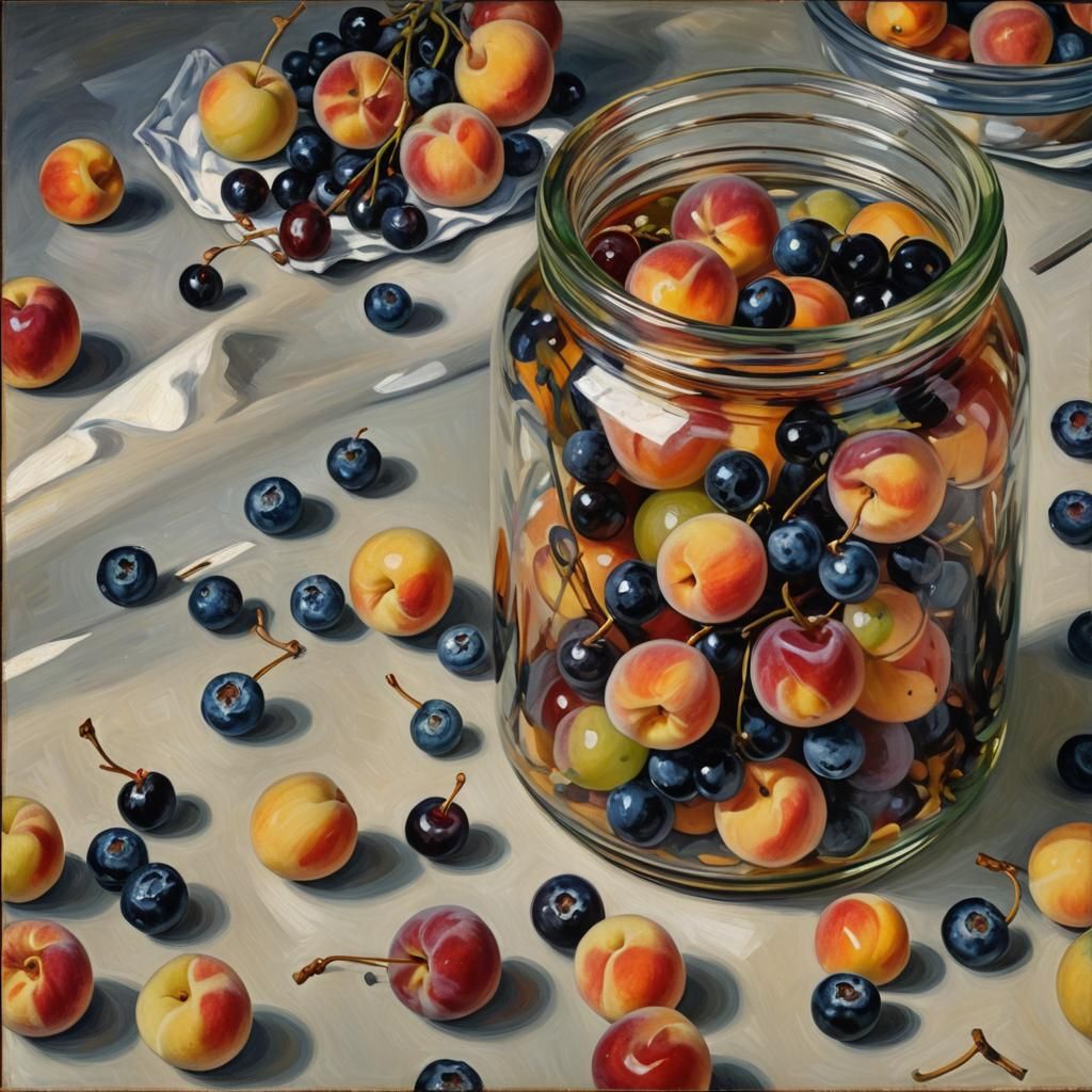 Still Life With Jar 1 - AI Generated Artwork - NightCafe Creator