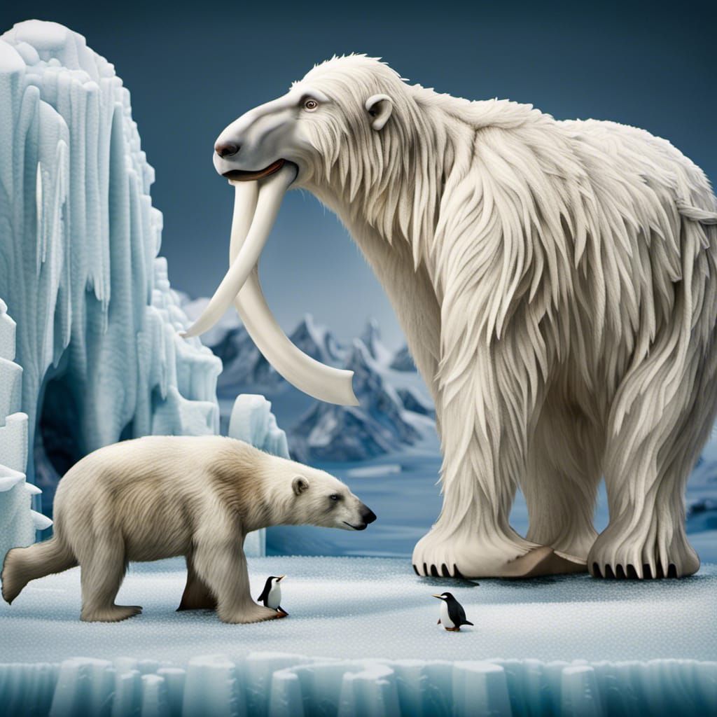 The Ice Age Cometh - AI Generated Artwork - NightCafe Creator