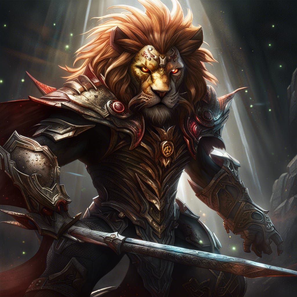 The Mighty Lion - AI Generated Artwork - NightCafe Creator