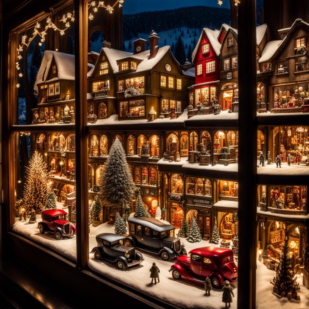 Toy Shop Window Display - AI Generated Artwork - NightCafe Creator