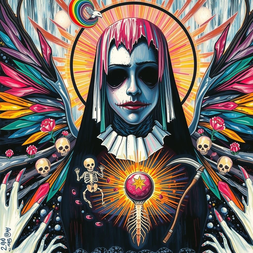 Kids Crayon drawing of the underworld ,surreal (child's drawing )of the ...