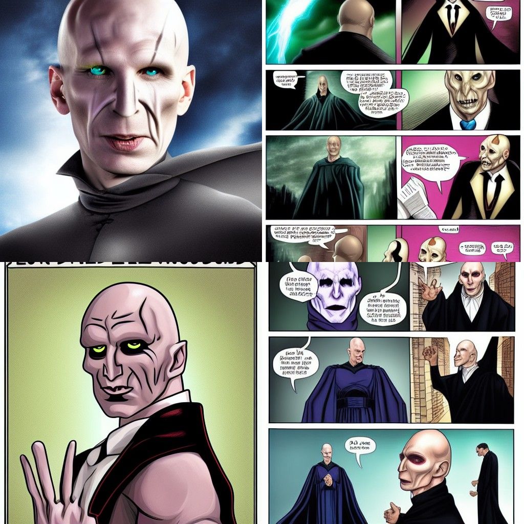 Lord Voldemort as a super hero - AI Generated Artwork - NightCafe Creator
