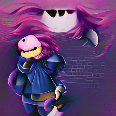 Susie from Deltarune - AI Generated Artwork - NightCafe Creator
