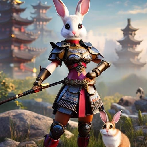 That's My Rabbit! 😉 - AI Generated Artwork - NightCafe Creator