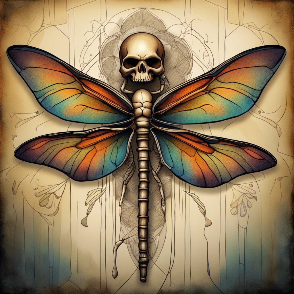 Skullfly - AI Generated Artwork - NightCafe Creator