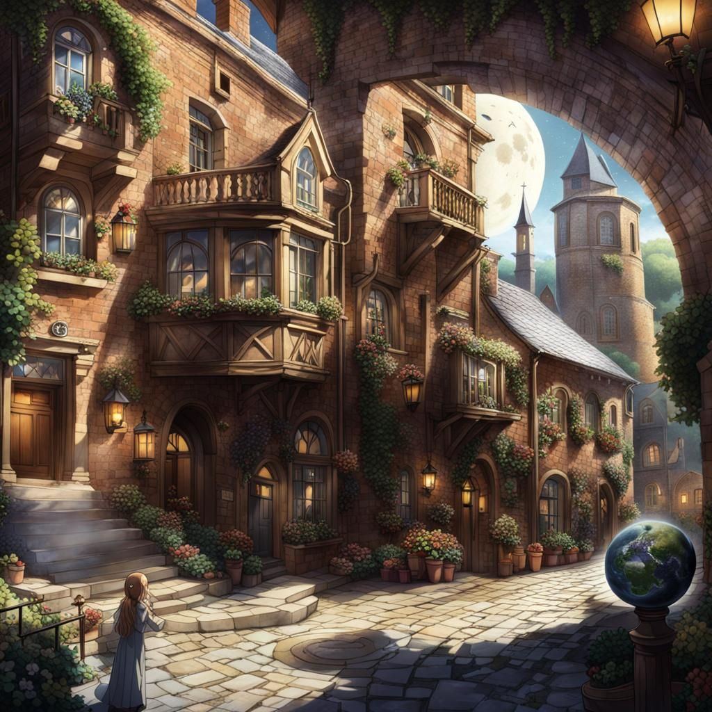 The Village 23 - AI Generated Artwork - NightCafe Creator