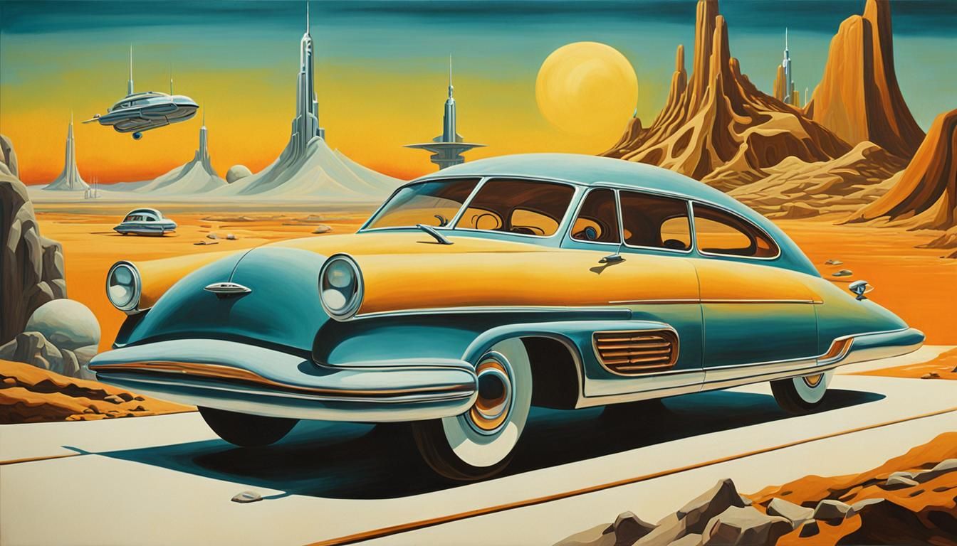 Retro Futurism - AI Generated Artwork - NightCafe Creator