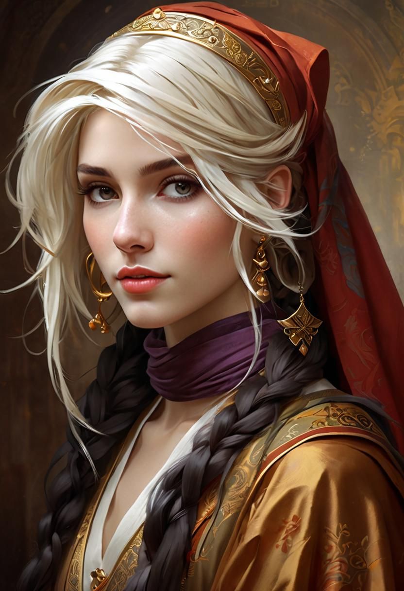 female portrait - AI Generated Artwork - NightCafe Creator