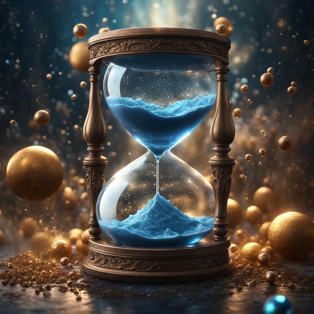 Hour glass 2 - AI Generated Artwork - NightCafe Creator