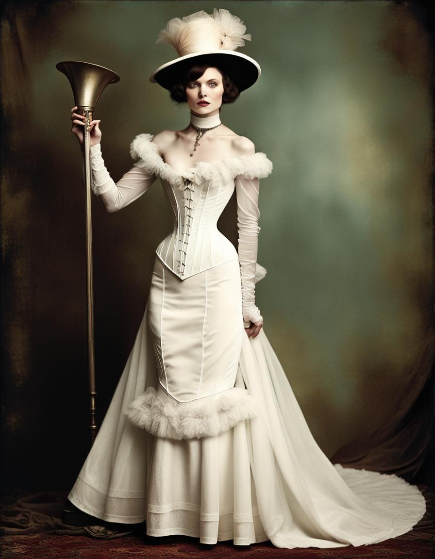 Edwardian Bride - AI Generated Artwork - NightCafe Creator