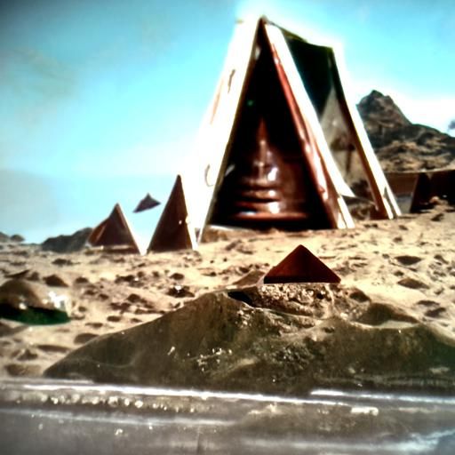 Pyramids of Mars - AI Generated Artwork - NightCafe Creator