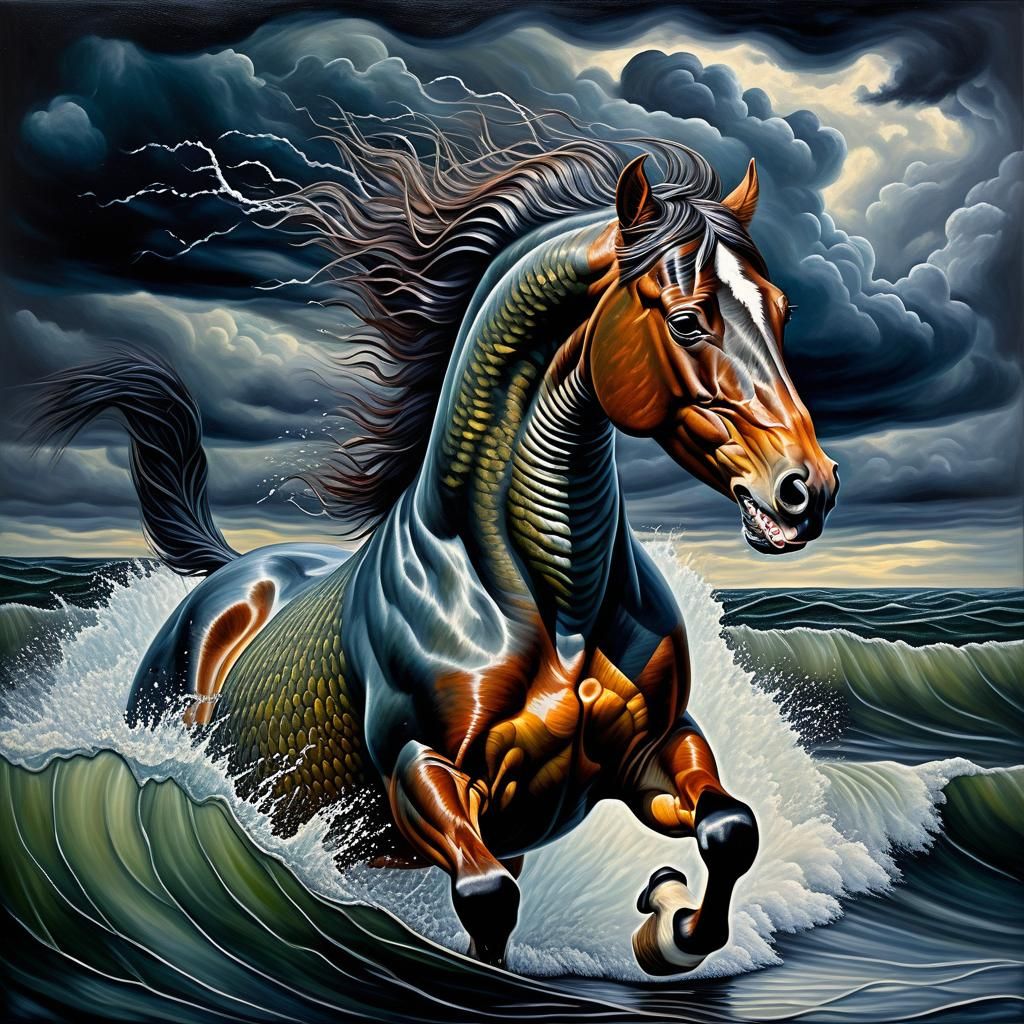 Beware the kelpie - AI Generated Artwork - NightCafe Creator