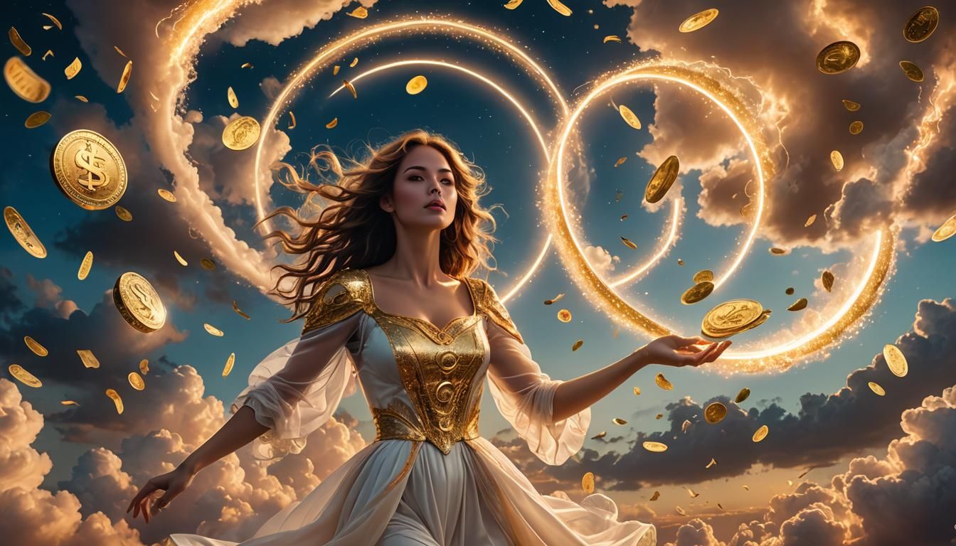 Goddess of luck - AI Generated Artwork - NightCafe Creator