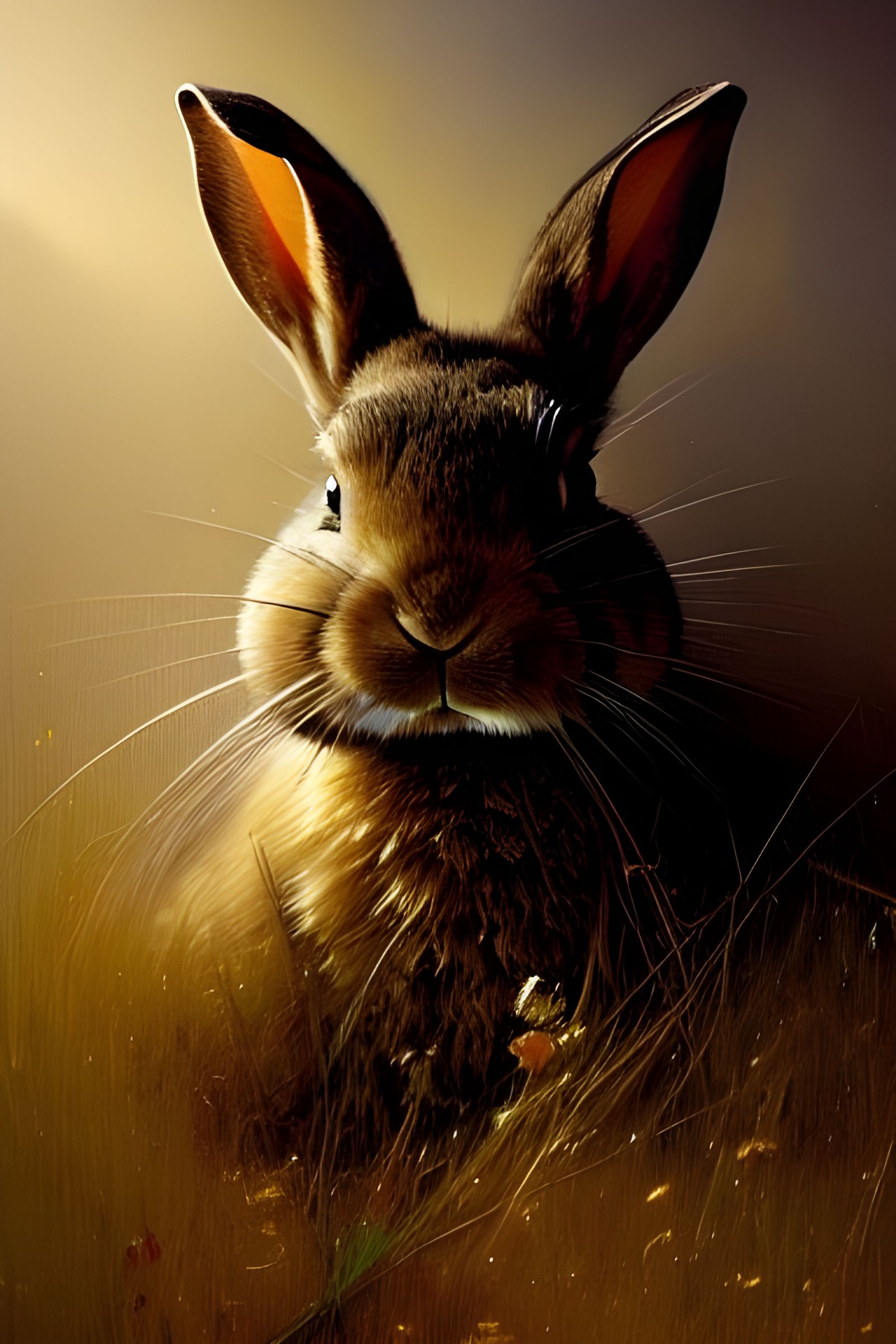Golden Rabbit - AI Generated Artwork - NightCafe Creator