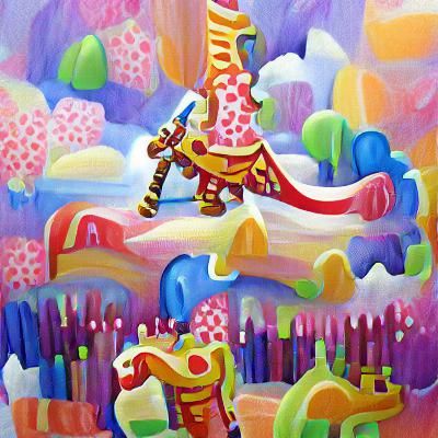Giraffe Knight - AI Generated Artwork - NightCafe Creator