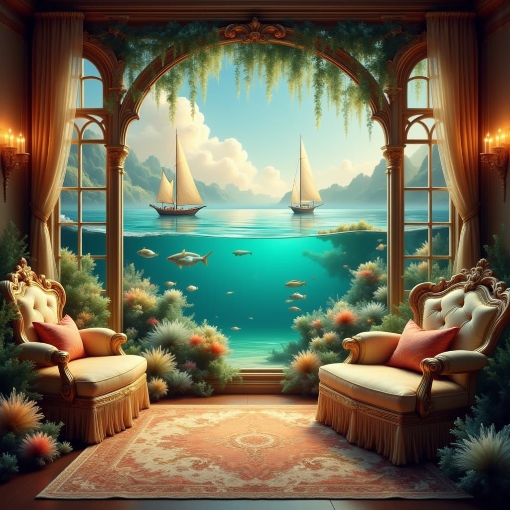 Living room with a view - Cozy Dreamhouse Overlooks Enchante...