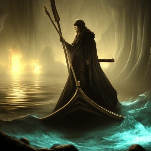 Ferryman - AI Generated Artwork - NightCafe Creator