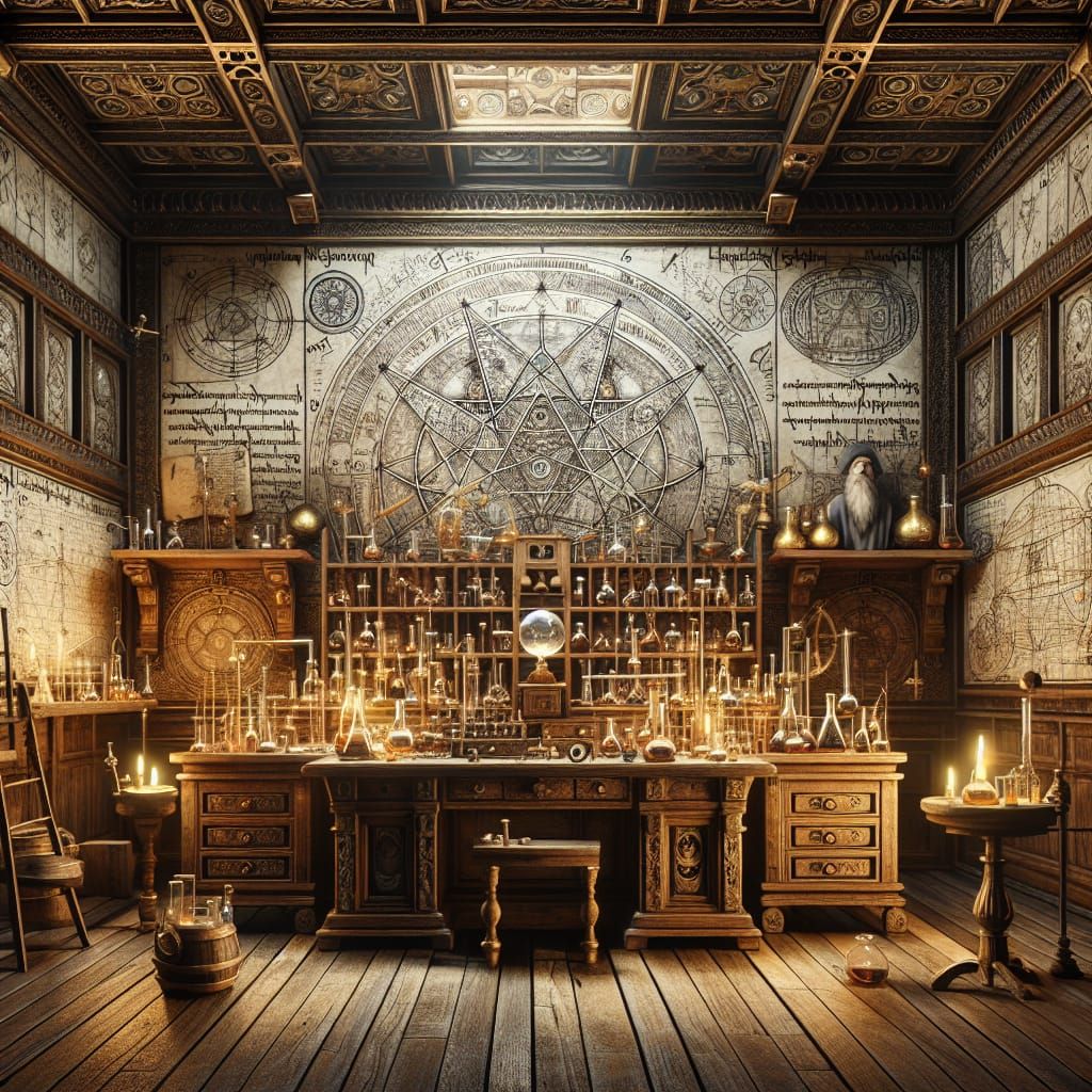 Alchemy Lab - AI Generated Artwork - NightCafe Creator