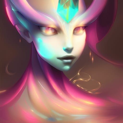 Gem human merge pretty goddess - AI Generated Artwork - NightCafe Creator