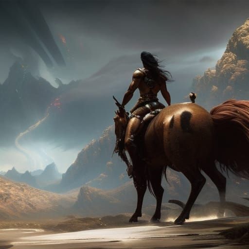 Another Mythological AI Centaur? unevolved - AI Generated Artwork ...