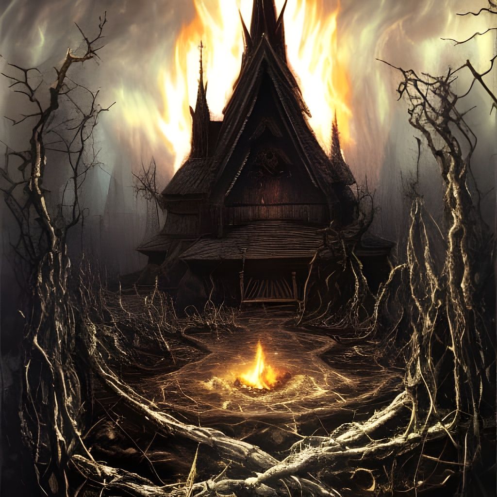 Mordor's Fire - AI Generated Artwork - NightCafe Creator