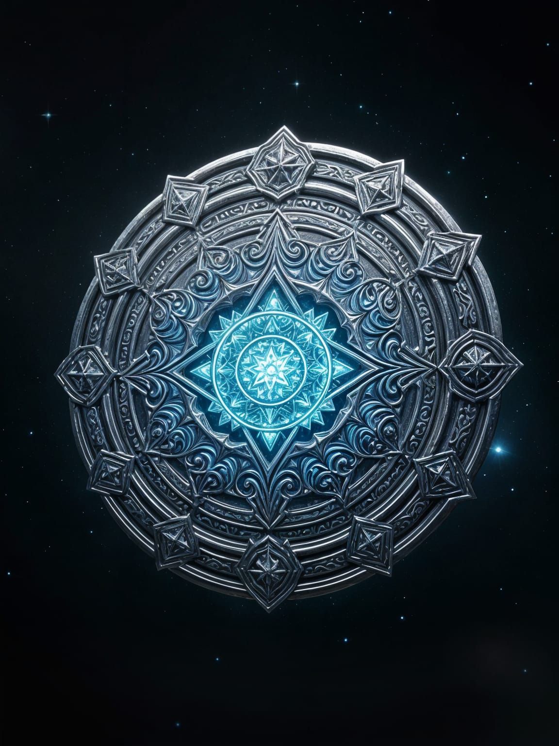 Shields - Majestic Celestial Shield Radiates Arcane Power