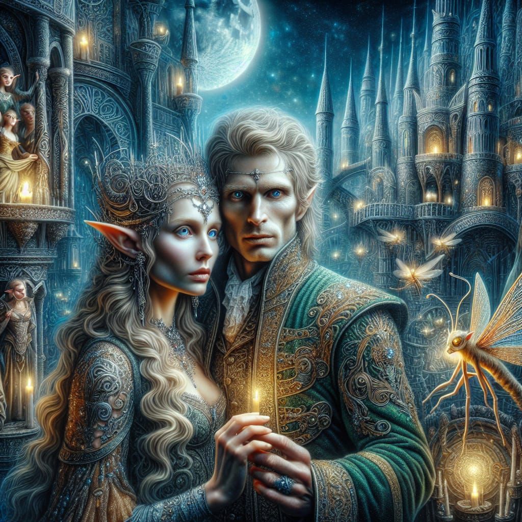 Elven Royalty - AI Generated Artwork - NightCafe Creator