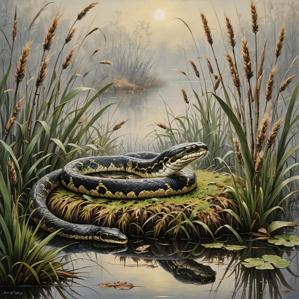 Life in the swamp - AI Generated Artwork - NightCafe Creator