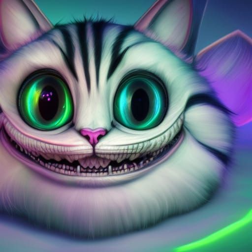 cheshire cat - AI Generated Artwork - NightCafe Creator