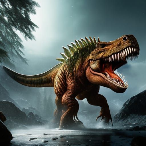 T Rex - AI Generated Artwork - NightCafe Creator