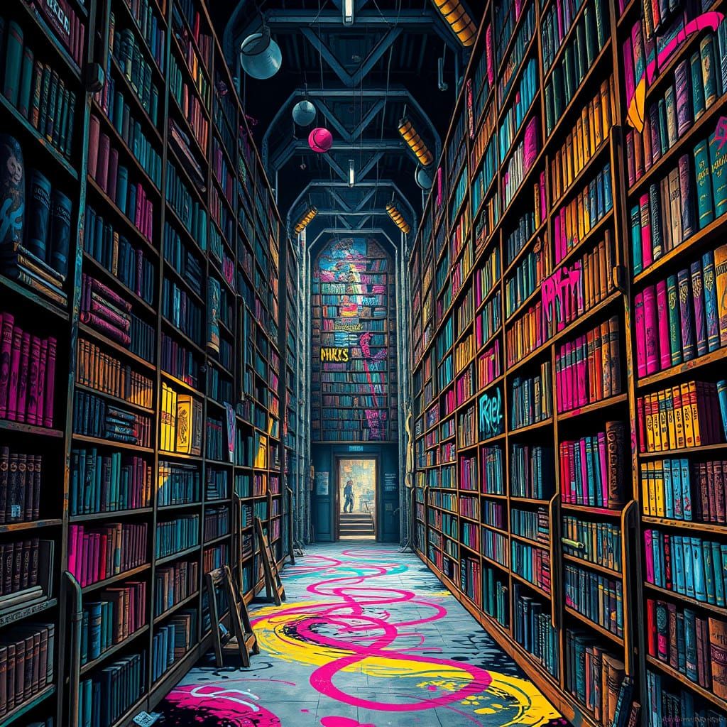 A library with lots of mysteries - Mysterious Labyrinthine ...