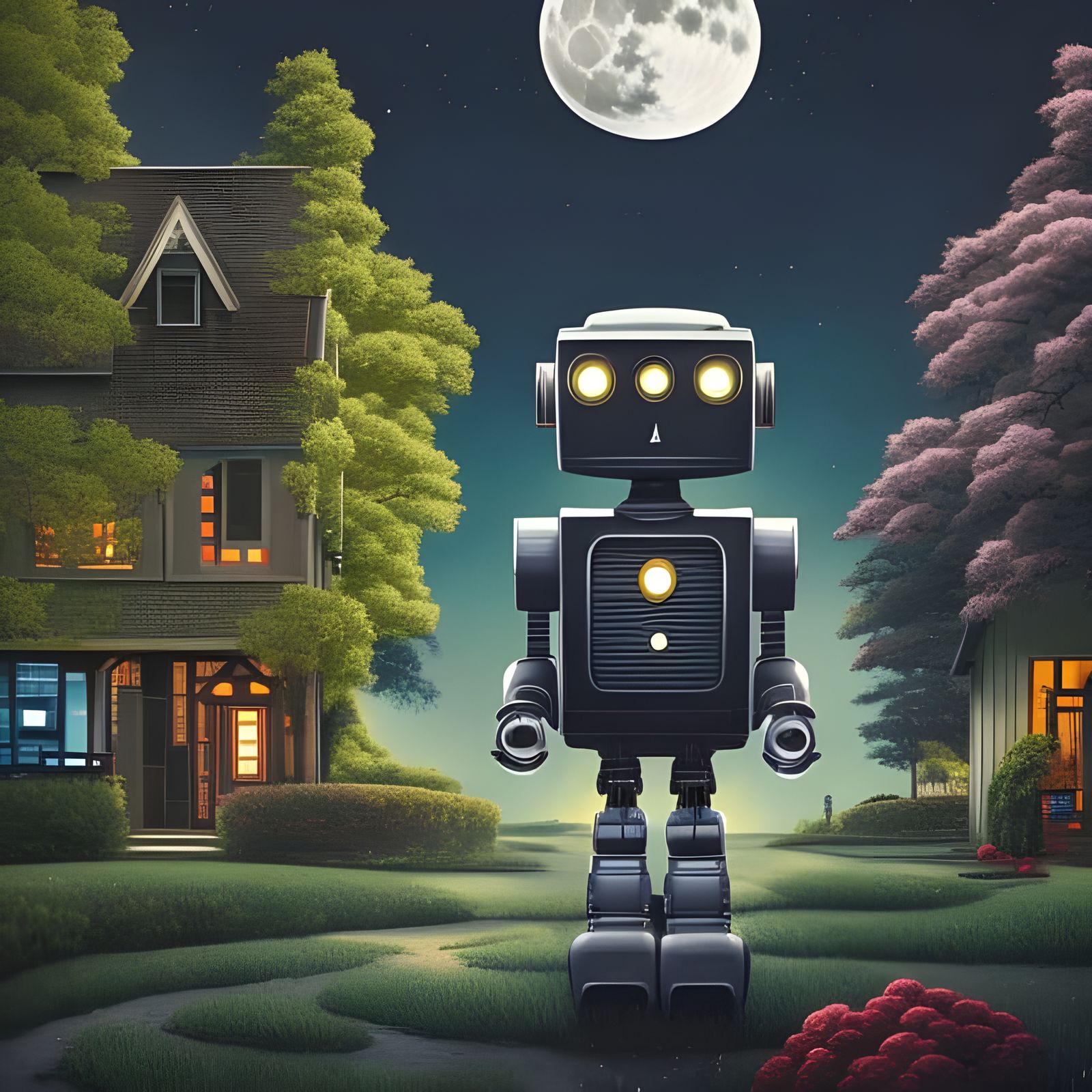 1940’s Retro Robot - AI Generated Artwork - NightCafe Creator