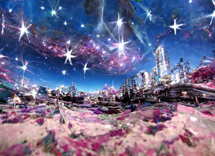 star-filled sky panorama space dreamcore beautiful - AI Generated ...