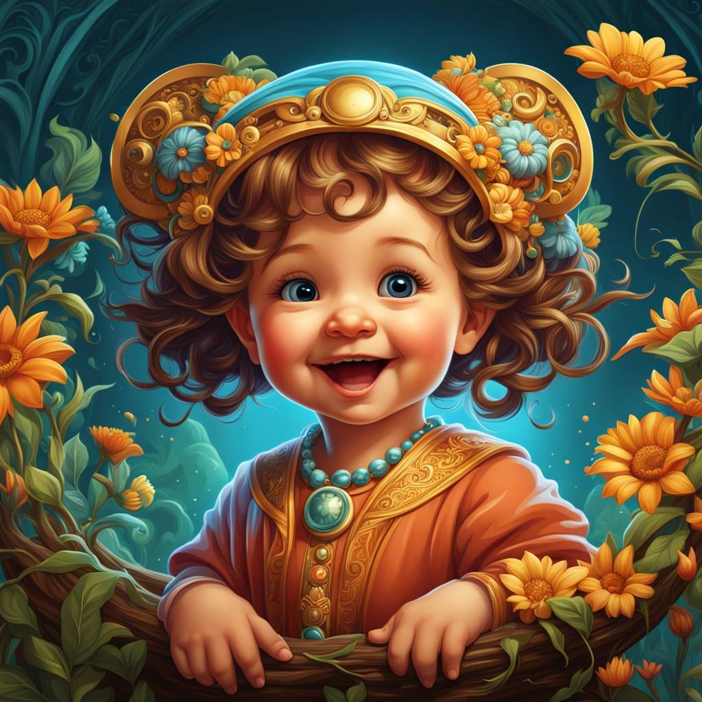 Cute Babies 2 - AI Generated Artwork - NightCafe Creator