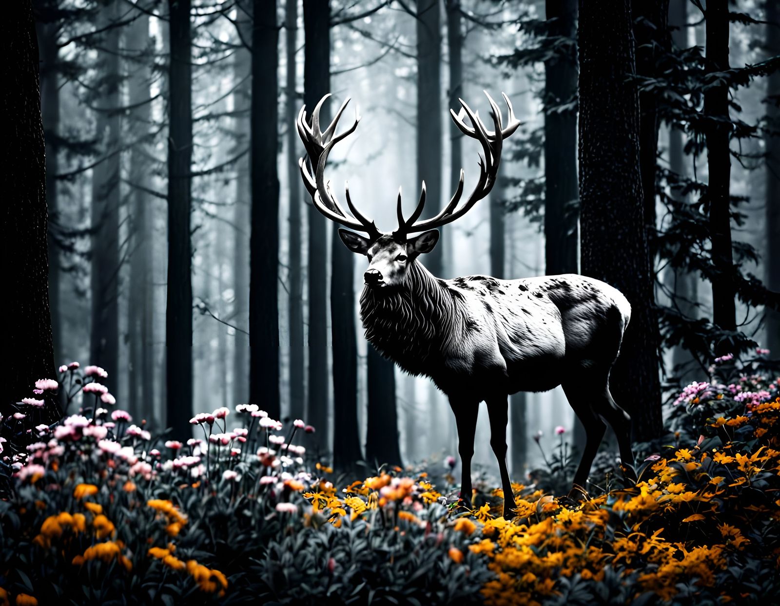 Forest haze - AI Generated Artwork - NightCafe Creator