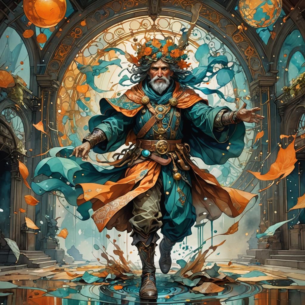 The god of spring - AI Generated Artwork - NightCafe Creator