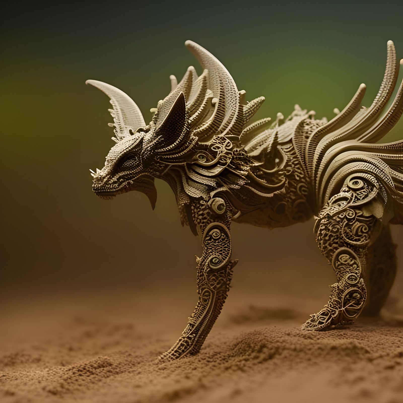 Sand Demon - AI Generated Artwork - NightCafe Creator